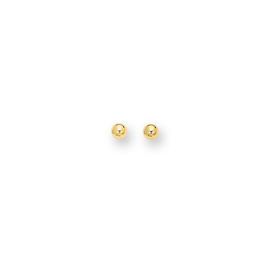 4BALL 14K 4mm Post Earring | Royal Chain Group