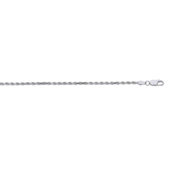AGRROY050 Silver 2.2mm Rope Chain | Royal Chain Group