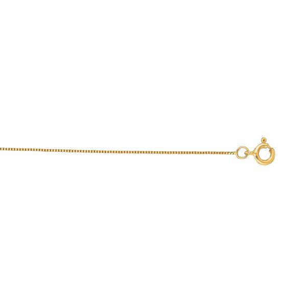 BOX028 14K Gold .45mm Classic Box Chain | Royal Chain Group