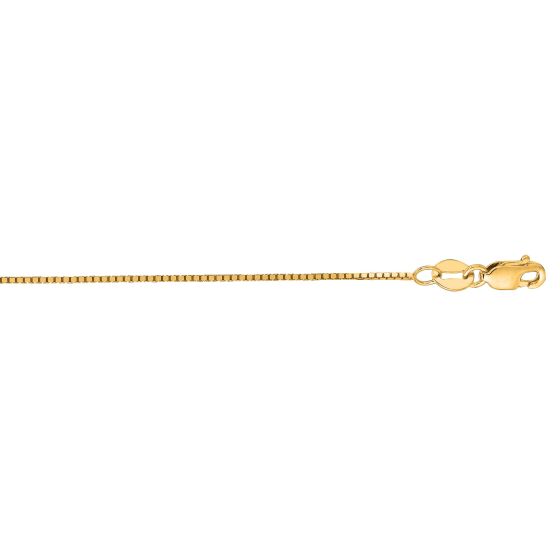 BOX048 14K Gold .70mm Classic Box Chain | Royal Chain Group