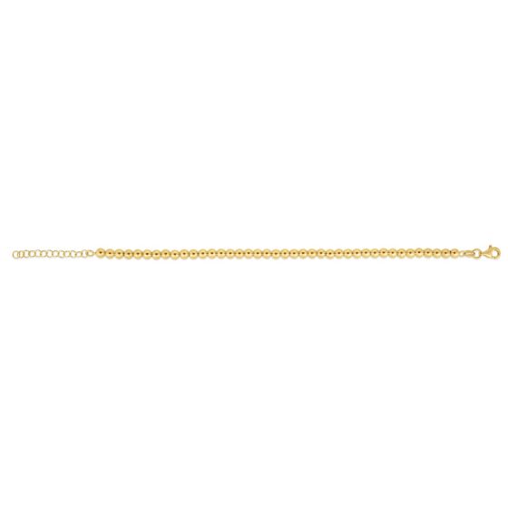 14K Gold 4mm Bead Chain | Royal Chain Group