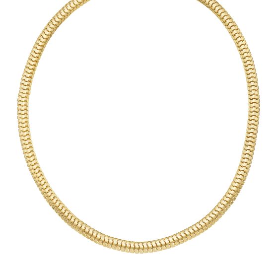 lovsn065 14K 6.5mm Lite Oval Snake Chain | Royal Chain Group