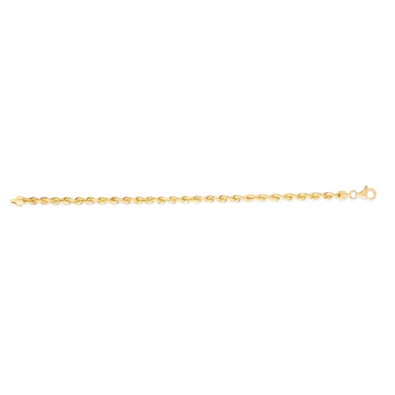 slk035 14K 4.3mm Silk Rope Chain | Royal Chain Group