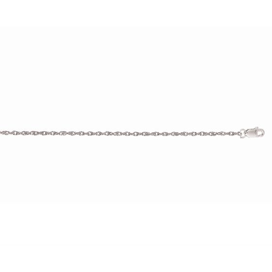 14K Gold 1.2mm Machine Rope Chain (Carded) with Spring Ring | Royal ...
