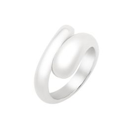 agr10147 Silver Sculpted Coiled Ring | Royal Chain Group
