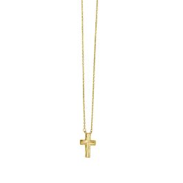 gc17685-18 14K Popcorn Diamond Cut Cross | Royal Chain Group