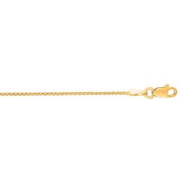 DRW30 14K Gold 1.1mm Diamond Cut Round Wheat Chain | Royal Chain Group
