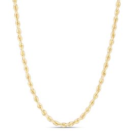 slk030 14K 3.7mm Silk Rope Chain | Royal Chain Group