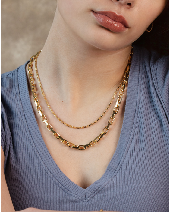 hrm080 14K Gold 1.9mm French Cable Chain | Royal Chain Group