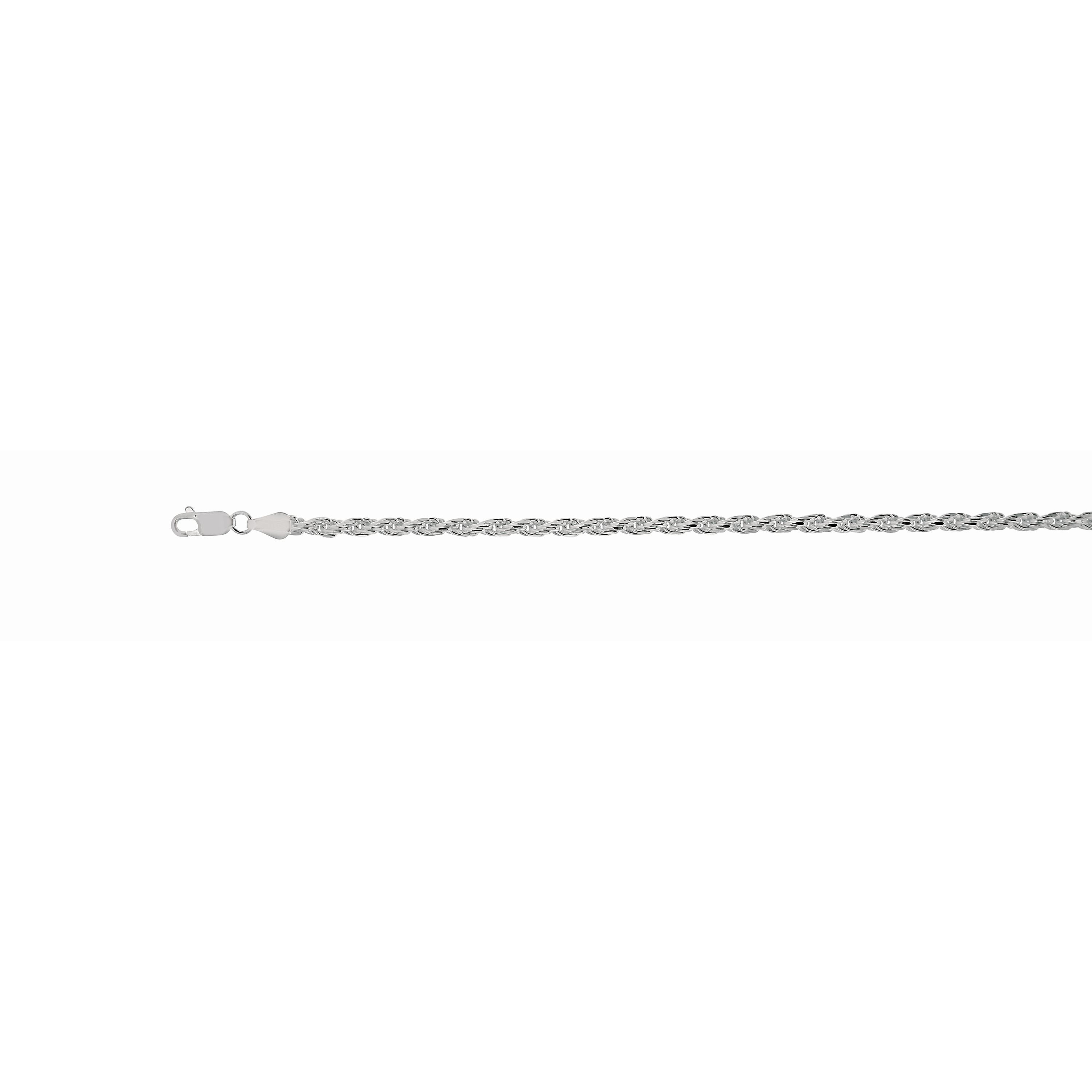 AGRROY100 Silver 5mm Rope Chain | Royal Chain Group