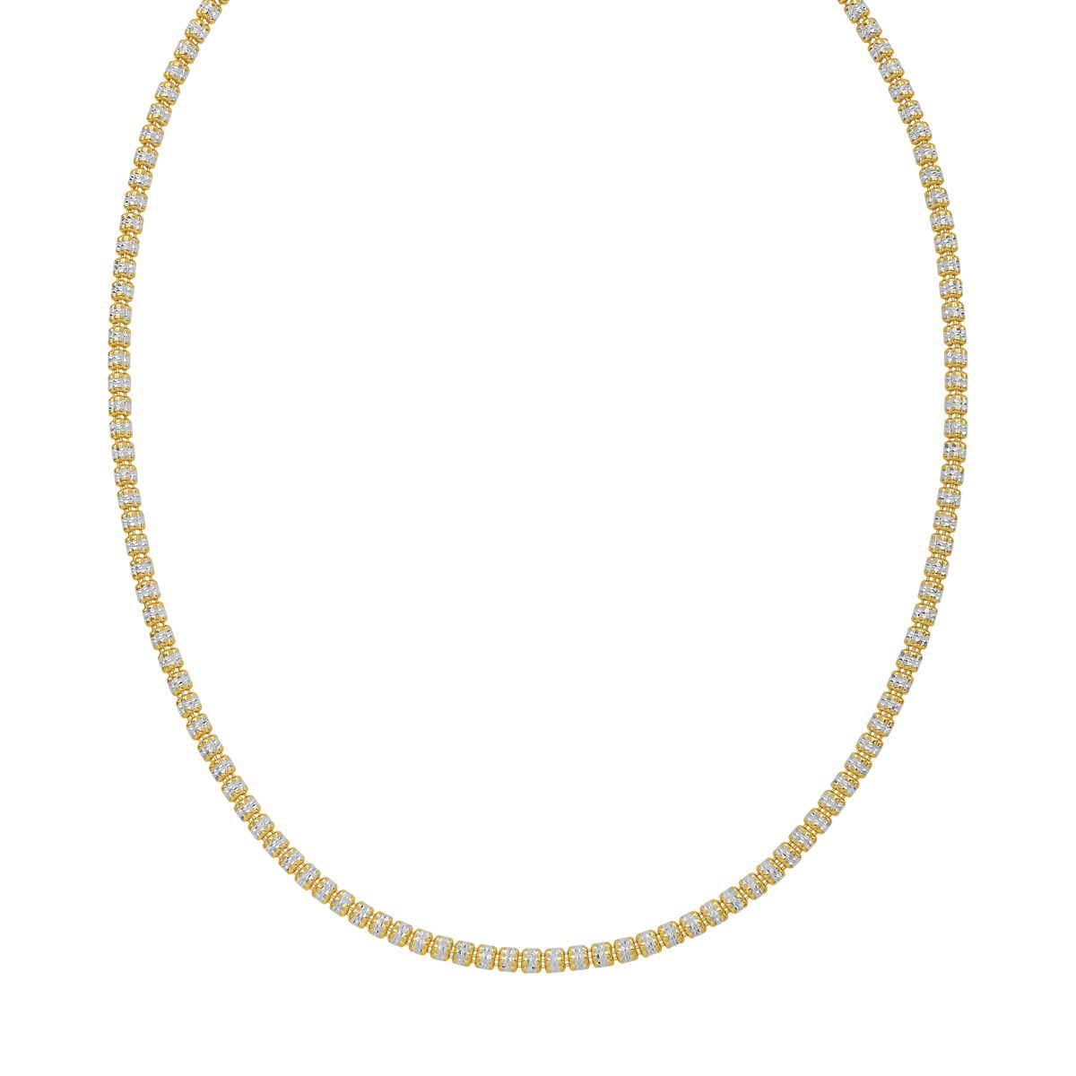 agticed3 Gold Over Silver 3.8mm Ice Chain | Royal Chain Group