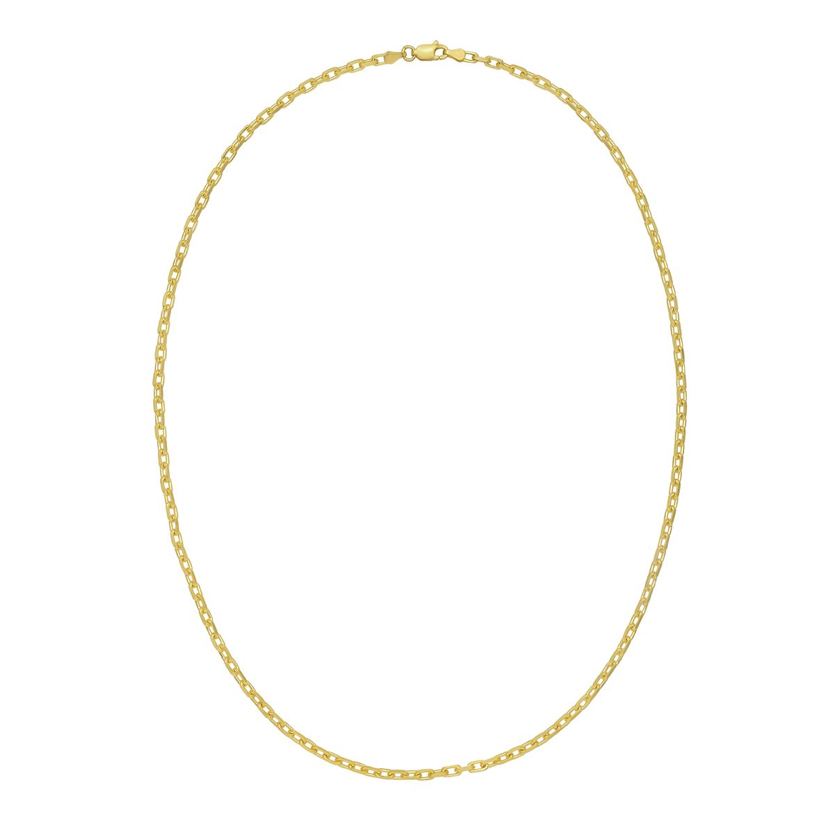 agyhrm100 Gold Over Silver 2.8mm French Cable Chain | Royal Chain Group