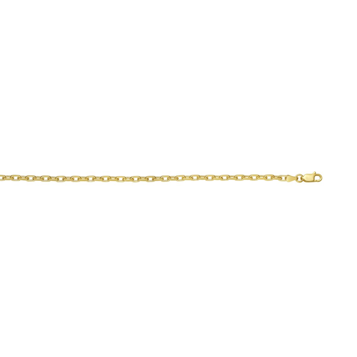 agyhrm100 Gold Over Silver 2.8mm French Cable Chain | Royal Chain Group