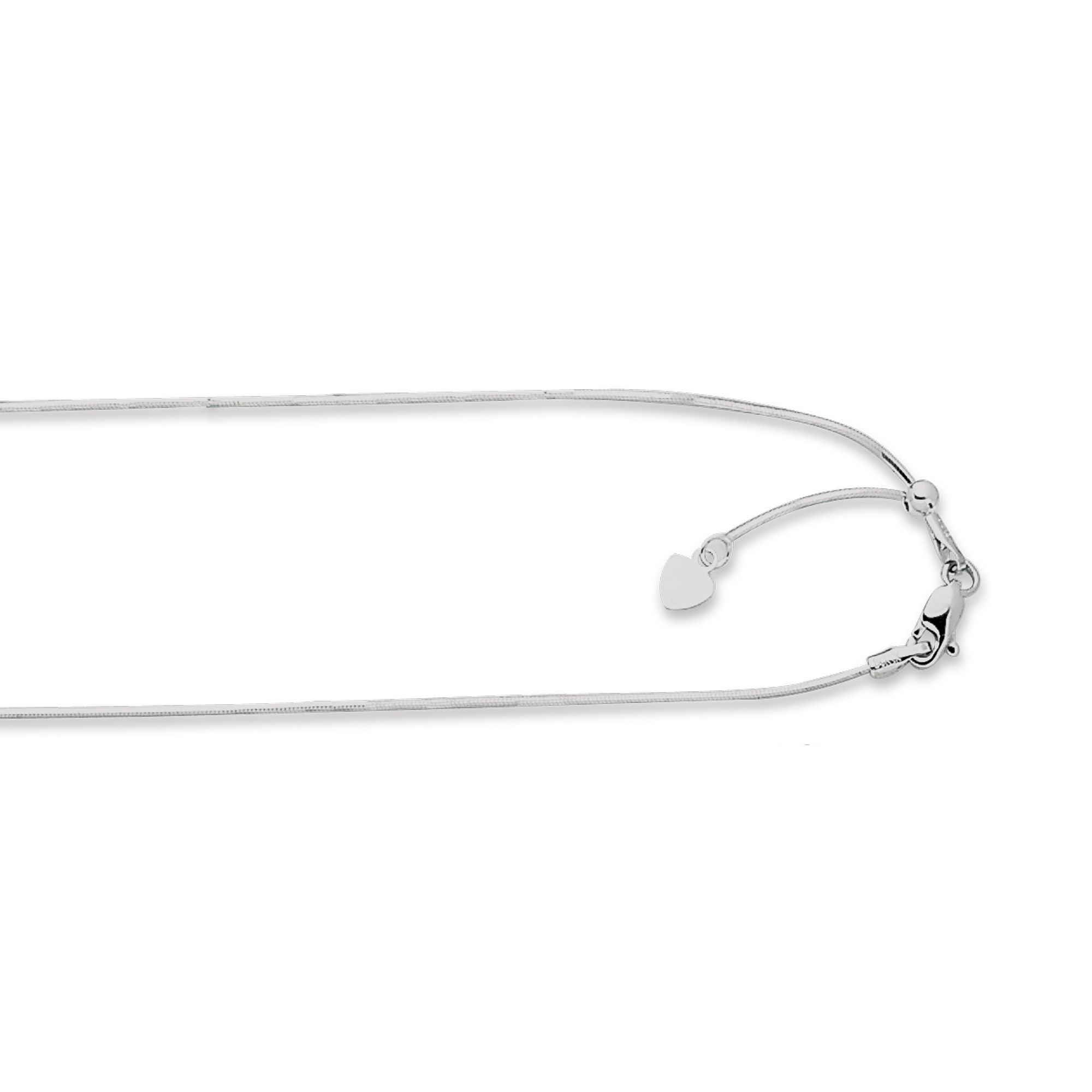 AWOCT1 14K Gold 0.85mm Adjustable Octagonal Snake Chain | Royal Chain Group