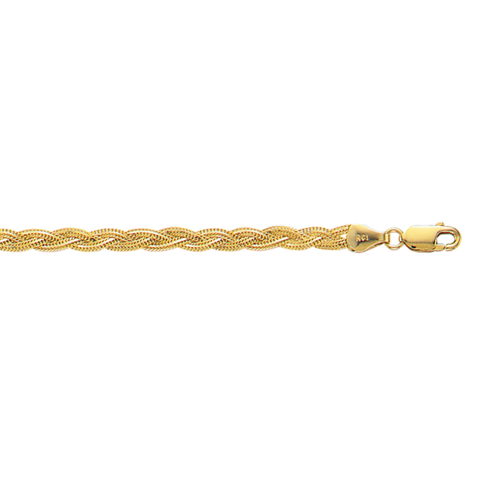 BRFOX 14K Gold 3.5mm Braided Fox Chain | Royal Chain Group