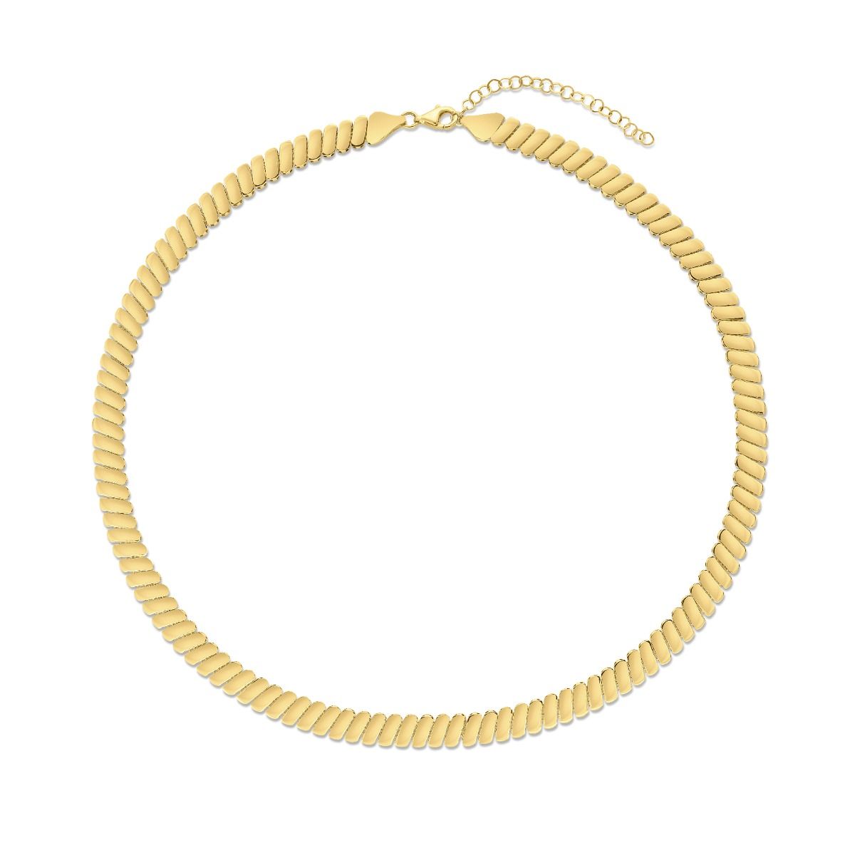 14K Gold Rib Link Chain | Royal Chain Group