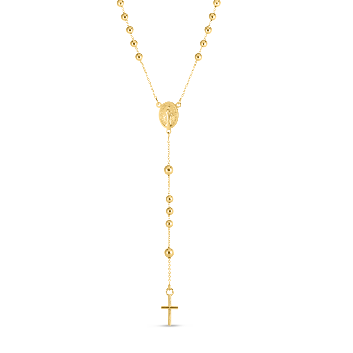 14K Gold Rosary Necklace Royal Chain Group