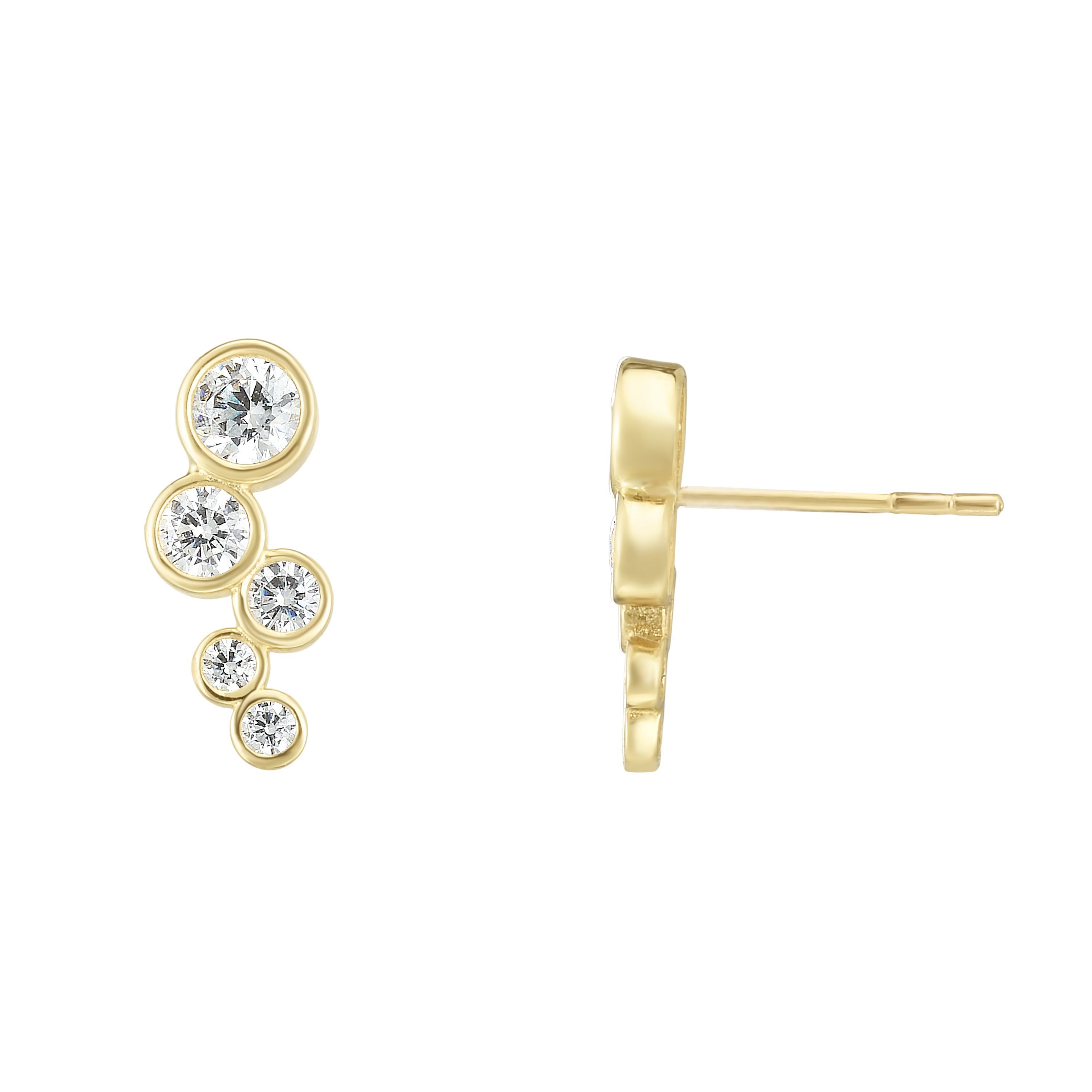 14k gold ear climbers store