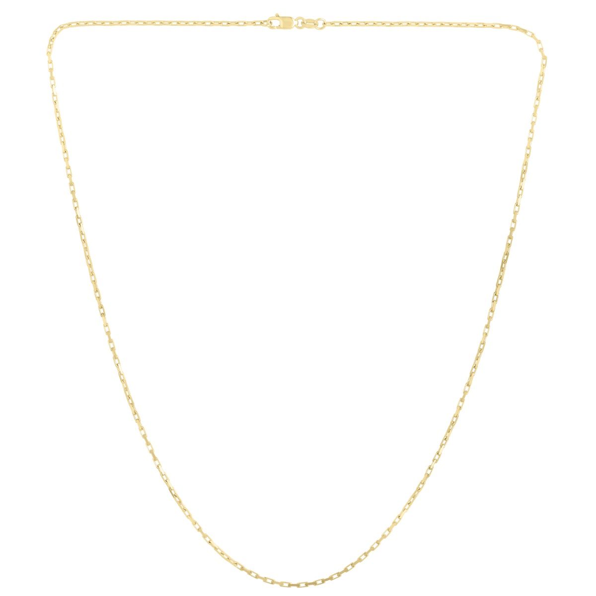 hrm060 14K Gold 1.3mm French Cable Chain | Royal Chain Group