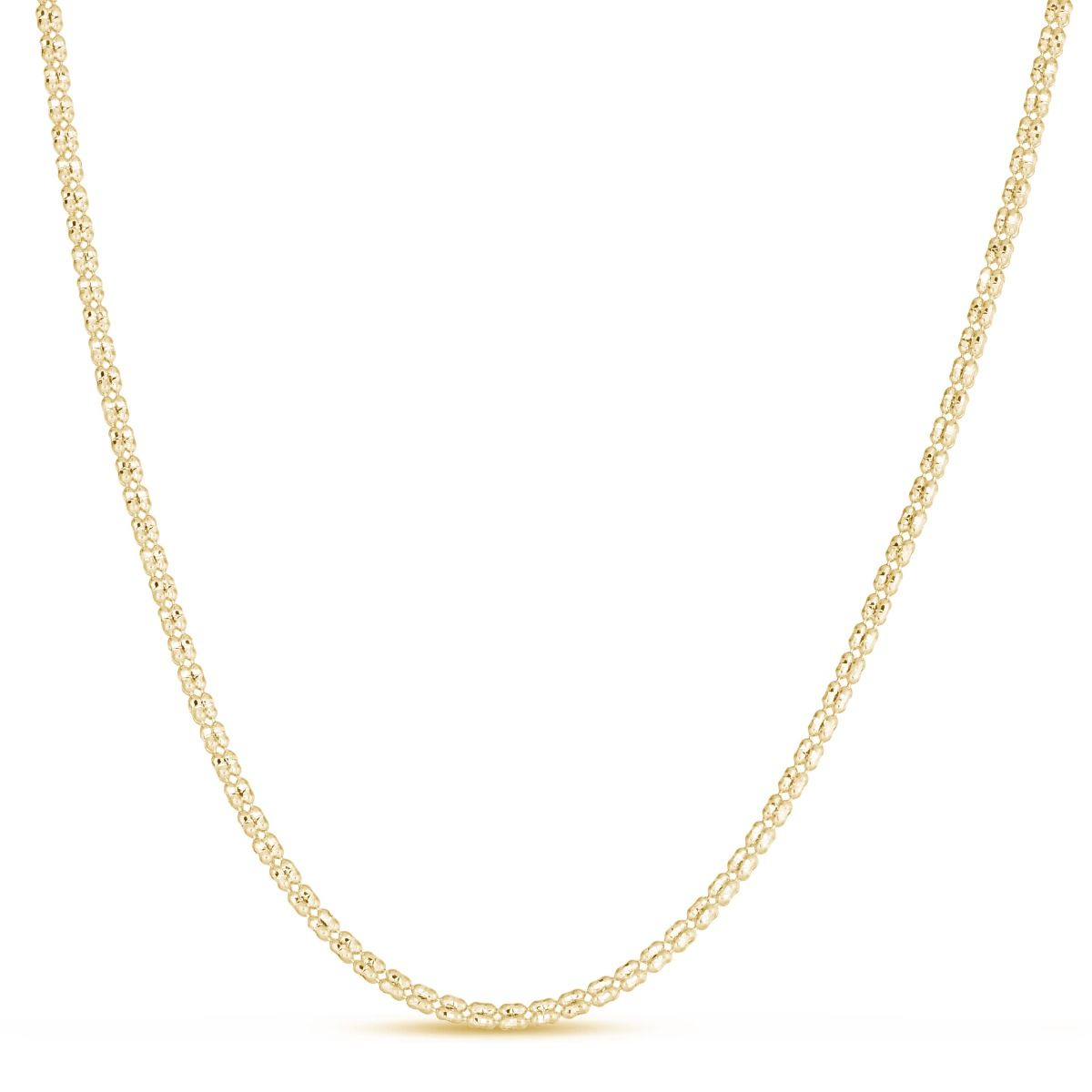 14K 2.74mm Fancy Ice Chain | Royal Chain Group