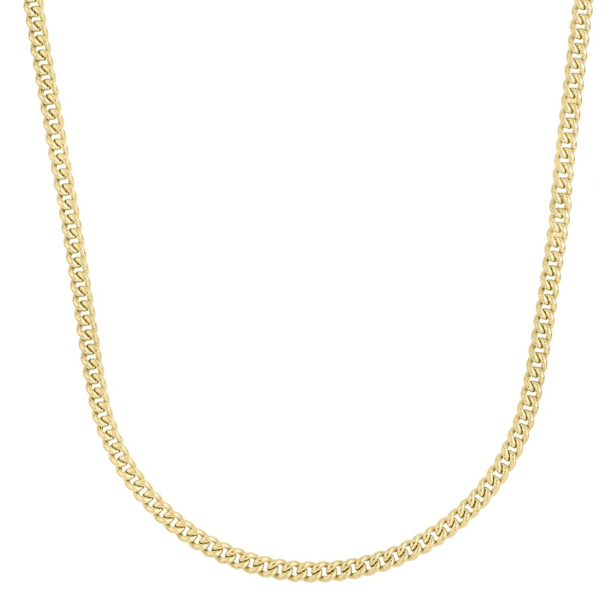 lgr100 14K Gold 3.65mm Light Gourmette Chain | Royal Chain Group