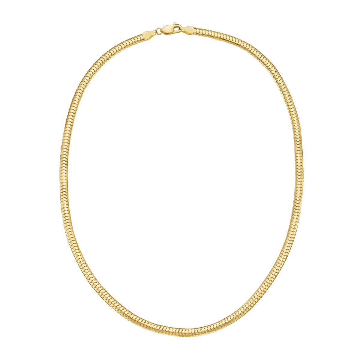 lovsn045 14K 4.5mm Lite Oval Snake Chain | Royal Chain Group