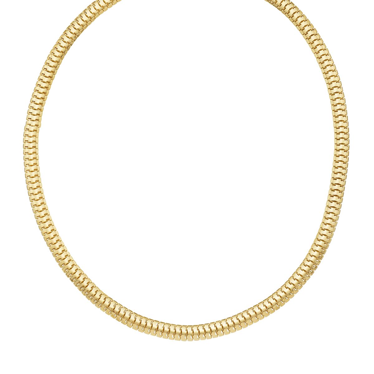 lovsn065 14K 6.5mm Lite Oval Snake Chain | Royal Chain Group