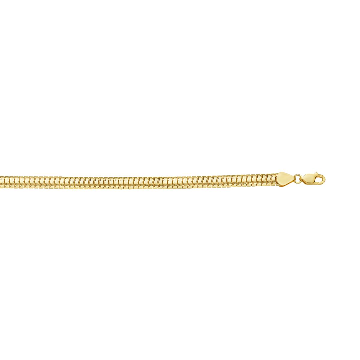 lovsn065 14K 6.5mm Lite Oval Snake Chain | Royal Chain Group