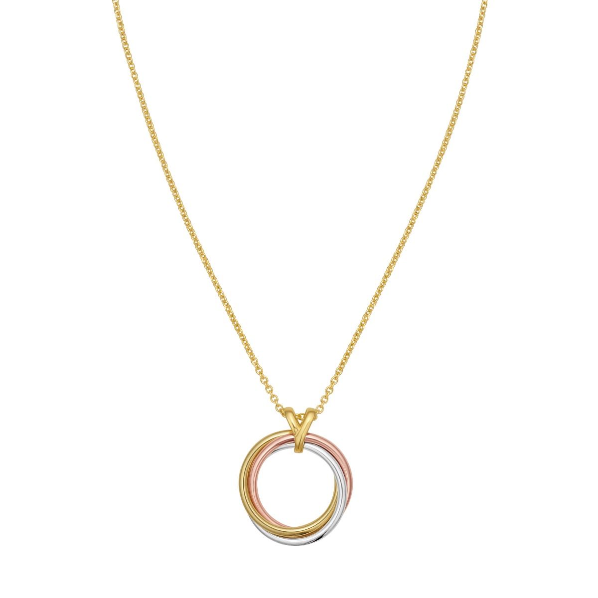 ms5155-18 14K Trinity Circle Necklace | Royal Chain Group