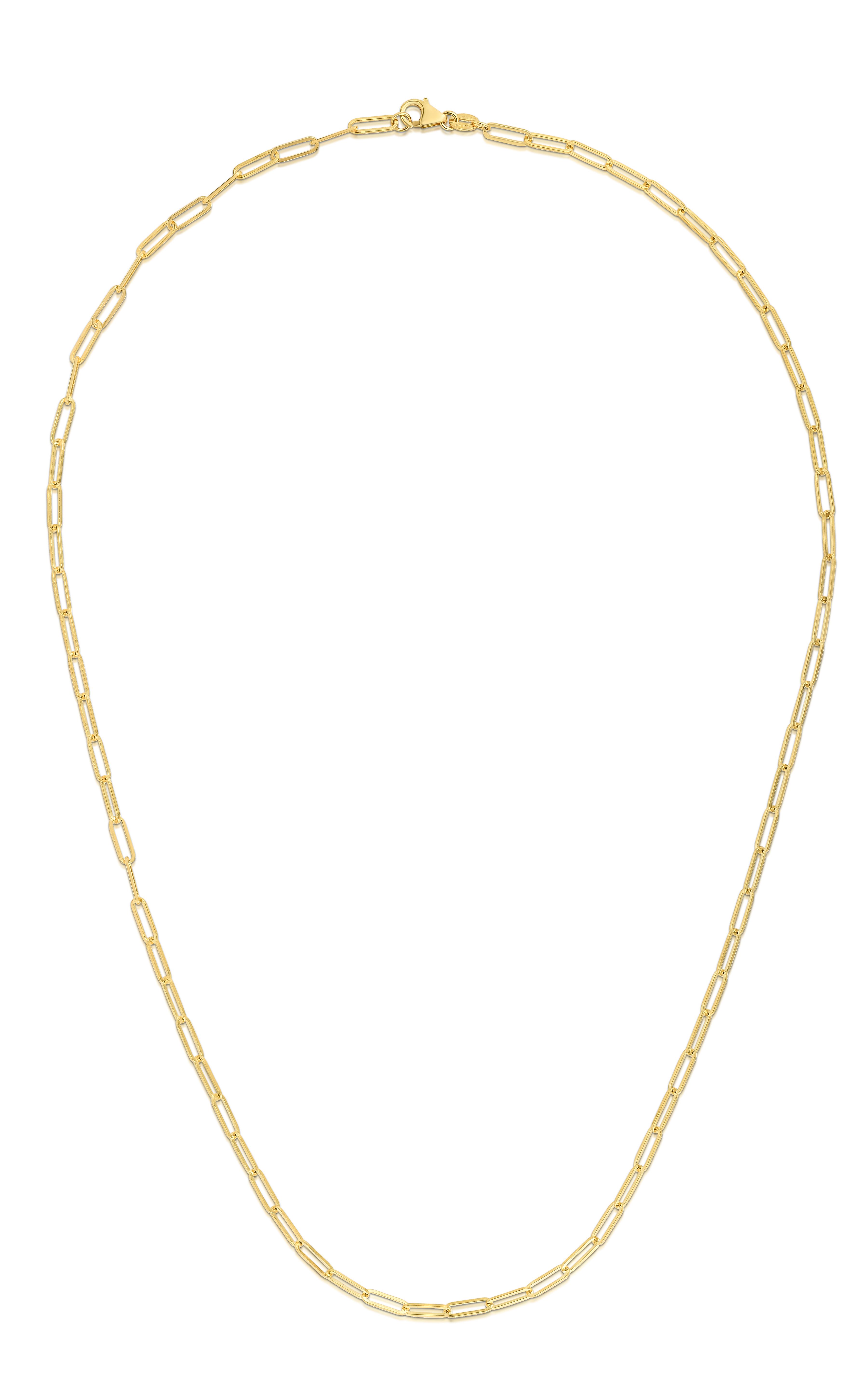 ZPCLIP060 10K Gold 2.5mm Paperclip Chain | Royal Chain Group