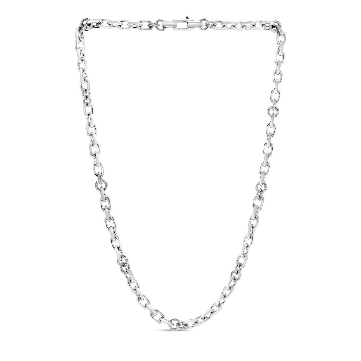 pgrc15180 Men's Silver Marco Cable Chain | Royal Chain Group