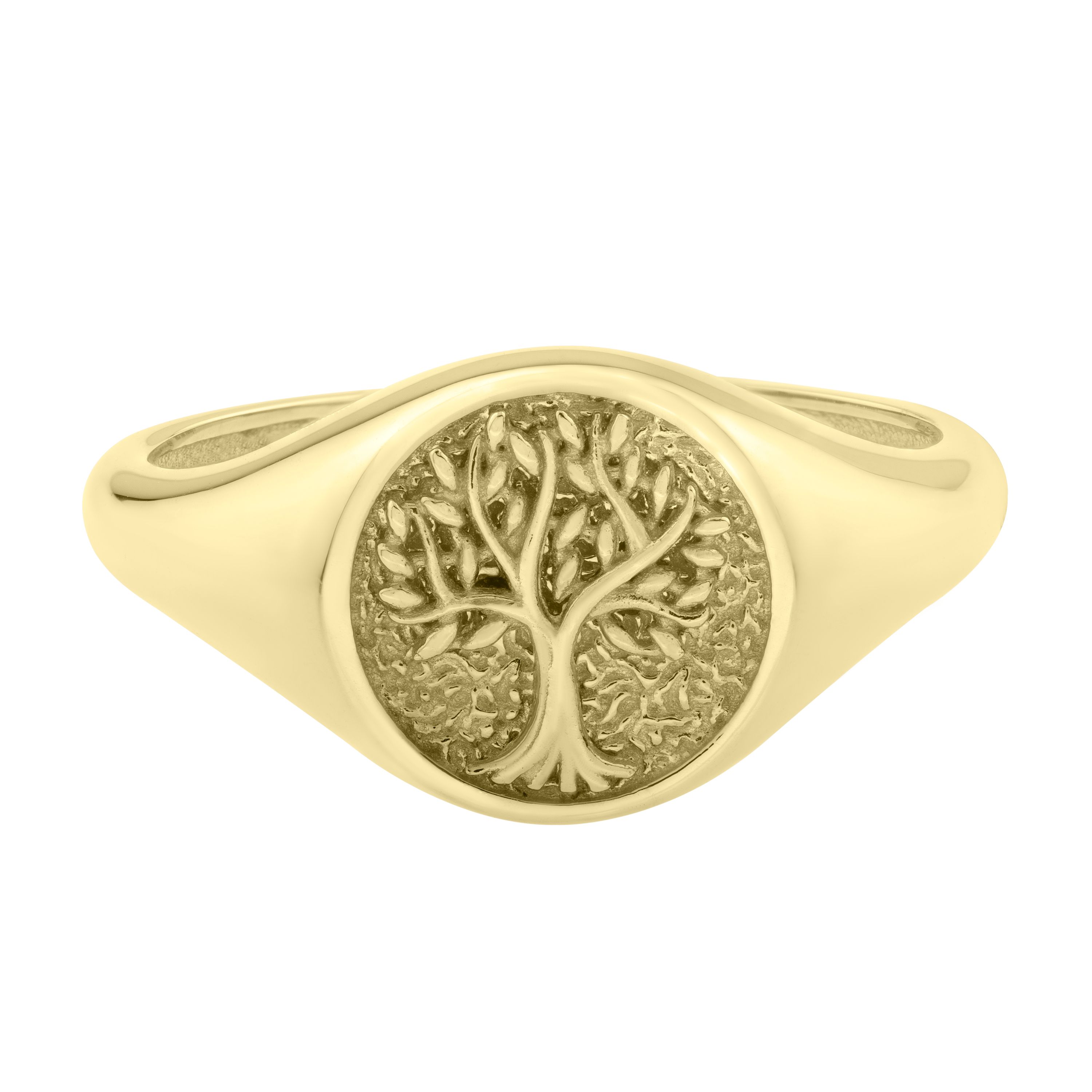 r10063-07 14K Tree of Life Ring | Royal Chain Group