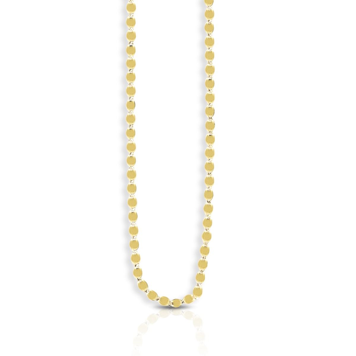 RC11508 14K Gold 2.2mm Oval Mirror Link Chain Royal Chain Group