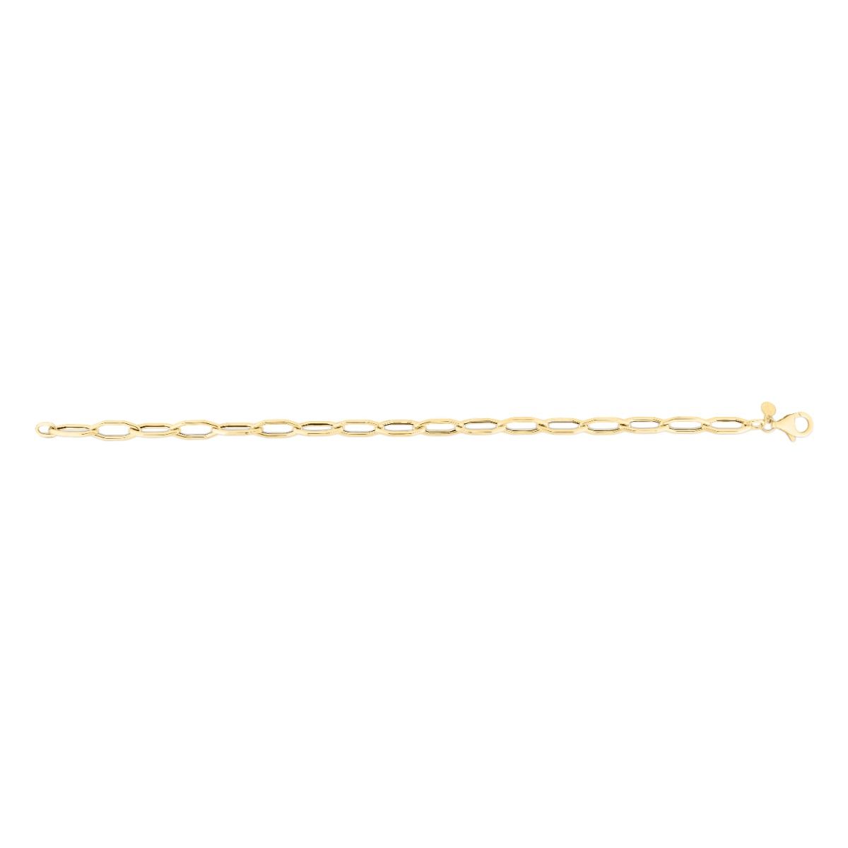 RC12757 14K Yellow Gold Polished Hexagon Link Chain | Royal Chain Group