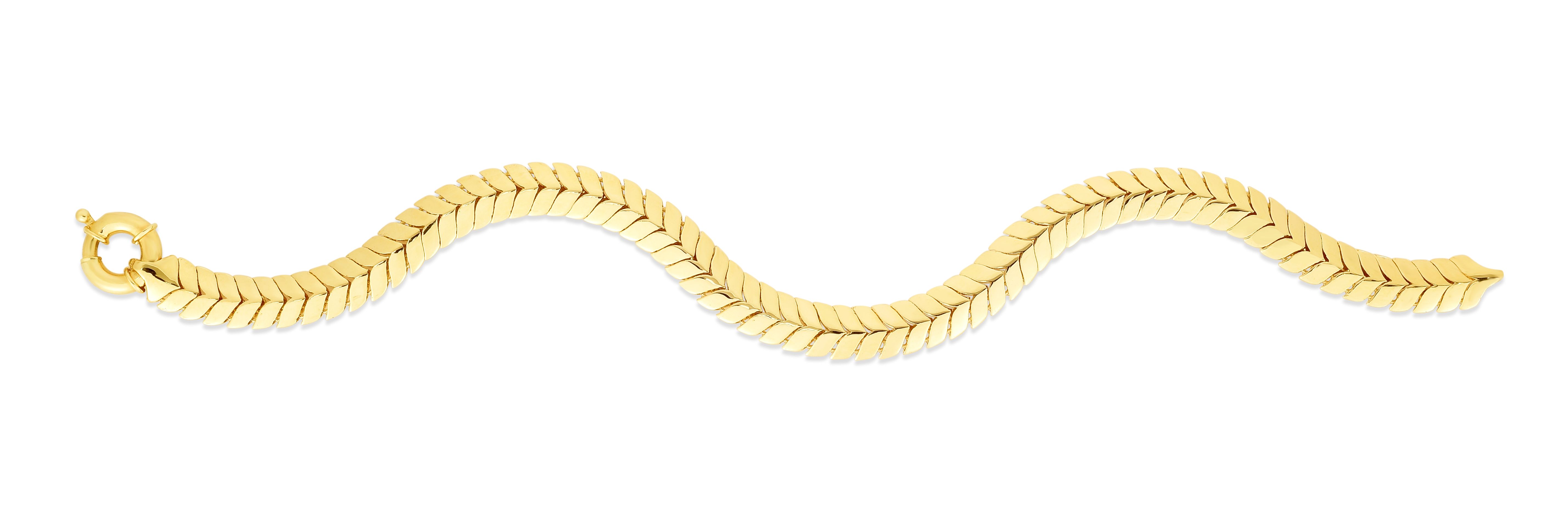 14K Gold 6mm Chevron Link Chain | Royal Chain Group