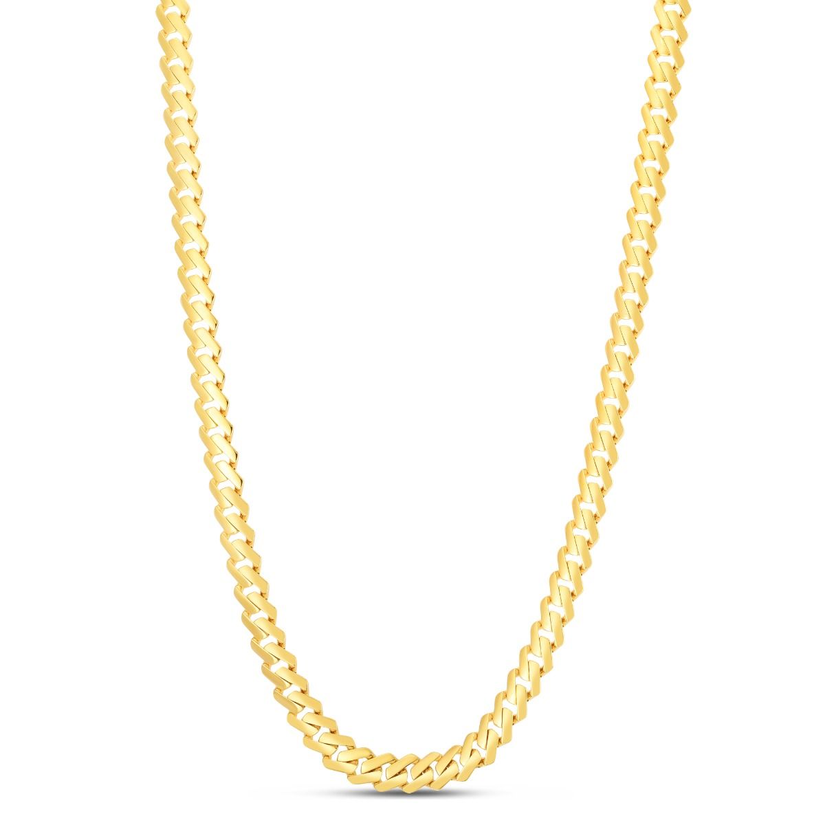 RC14875 14K 8mm High Polish Modern Lite Edge Chain | Royal Chain Group