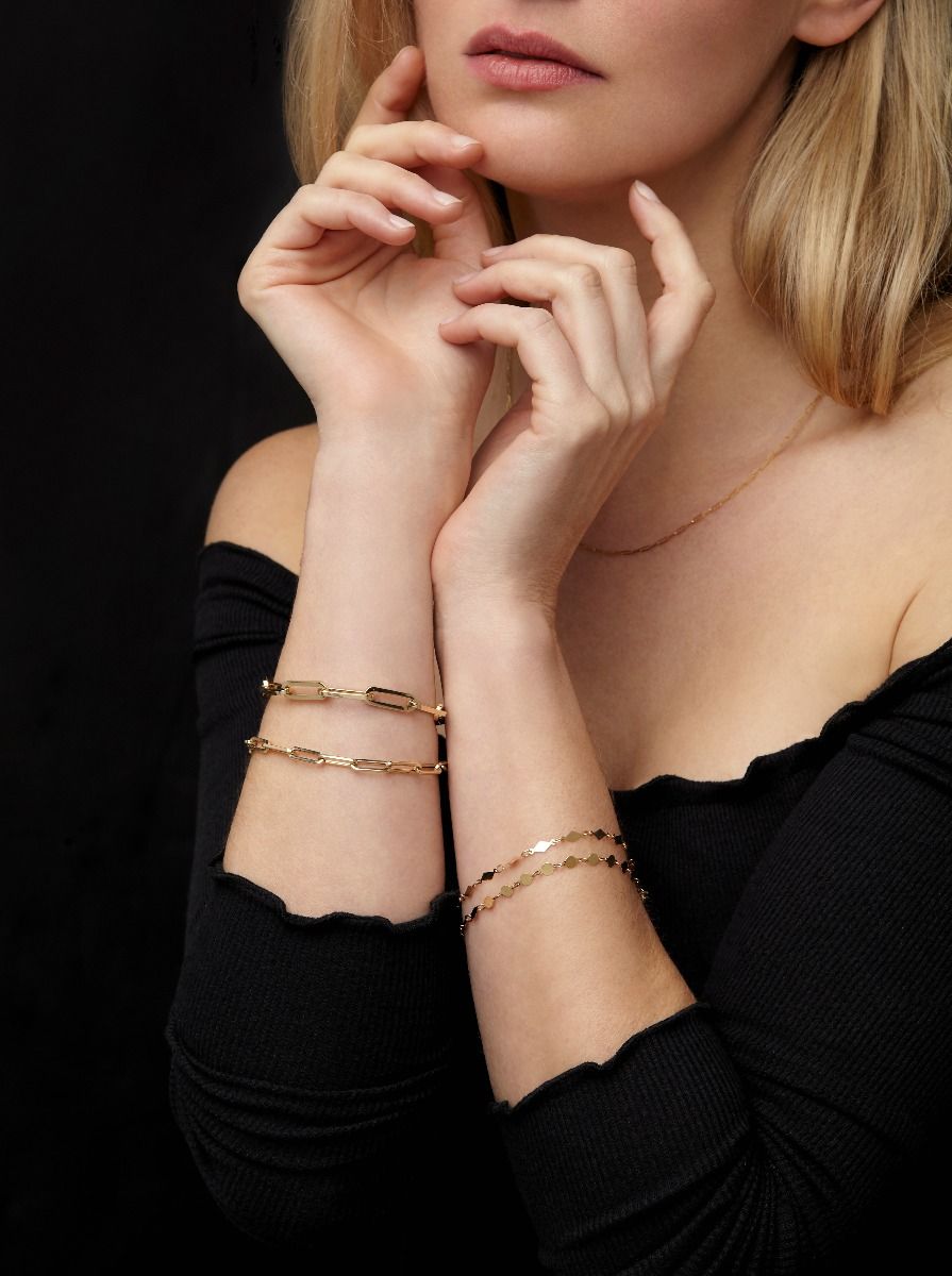 RC11170 14K Gold 4.2mm Paperclip Chain | Royal Chain Group